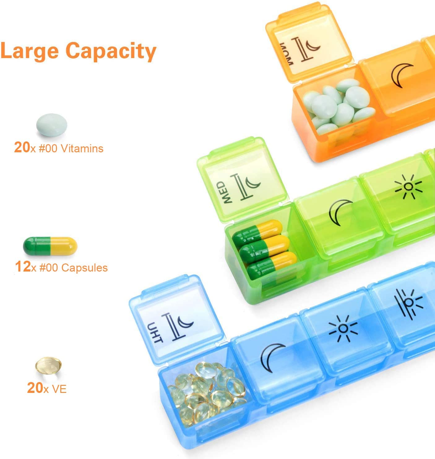 Waterproof Wholesale Smart Portable Pill Holder Container - Buy smart ...